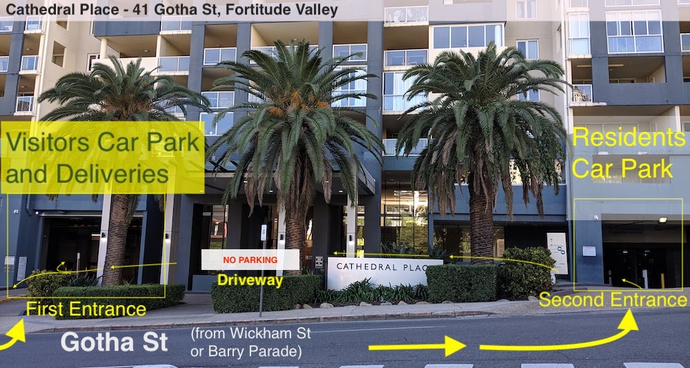 Cathedral Place Parking Fortitude Valley | Visitor Car Park, Deliveries